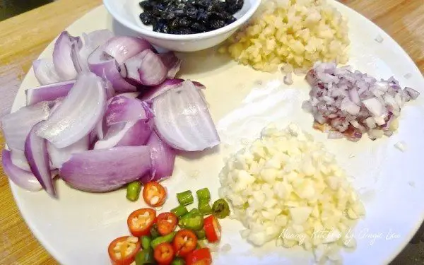 Stir Fried Fish With Bitter Gourd