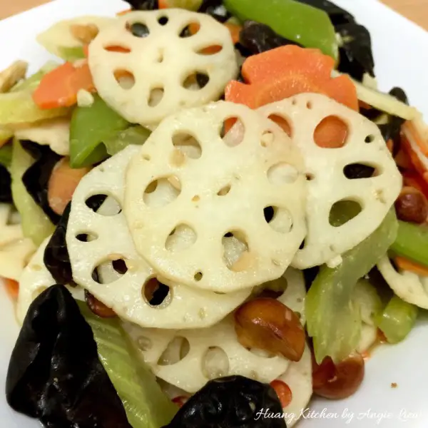 Lotus Root Stir Fry Recipe 炒莲藕 | Huang Kitchen by Angie Liew