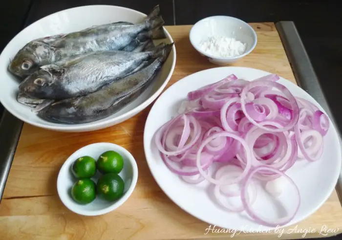 Crispy Chili Onion Fish Recipe | Huang Kitchen by Angie Liew