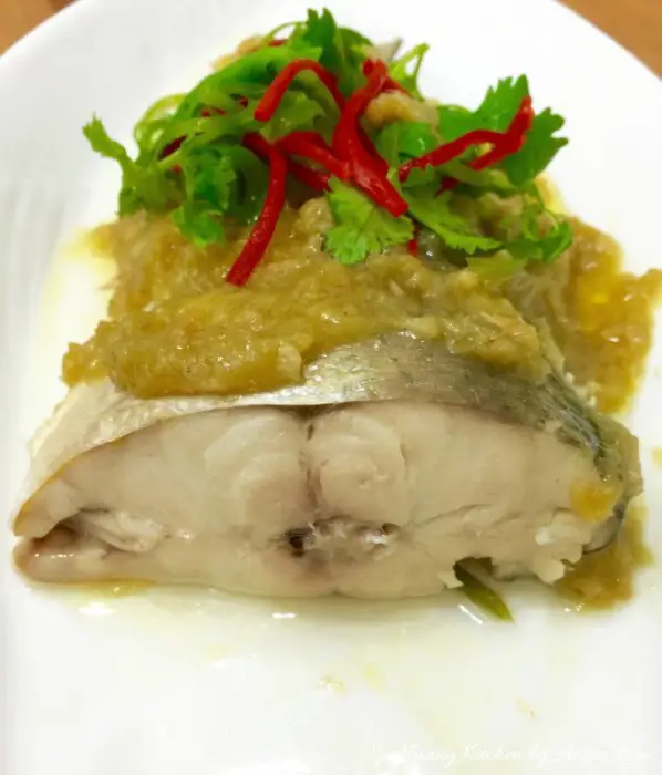 Ginger Sauce Steamed Fish | Huang Kitchen by Angie Liew