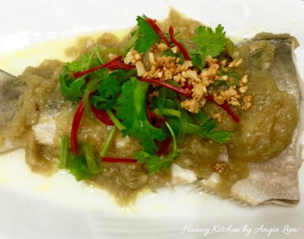 Ginger Sauce Steamed Fish | Huang Kitchen by Angie Liew