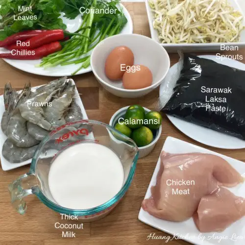 Traditional Sarawak Laksa Recipe 传统砂拉越叻沙 | Huang Kitchen