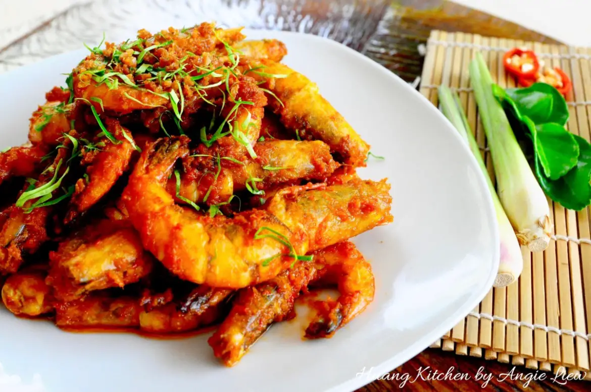 Indonesian Prawn Curry 印尼咖喱虾 - Huang Kitchen