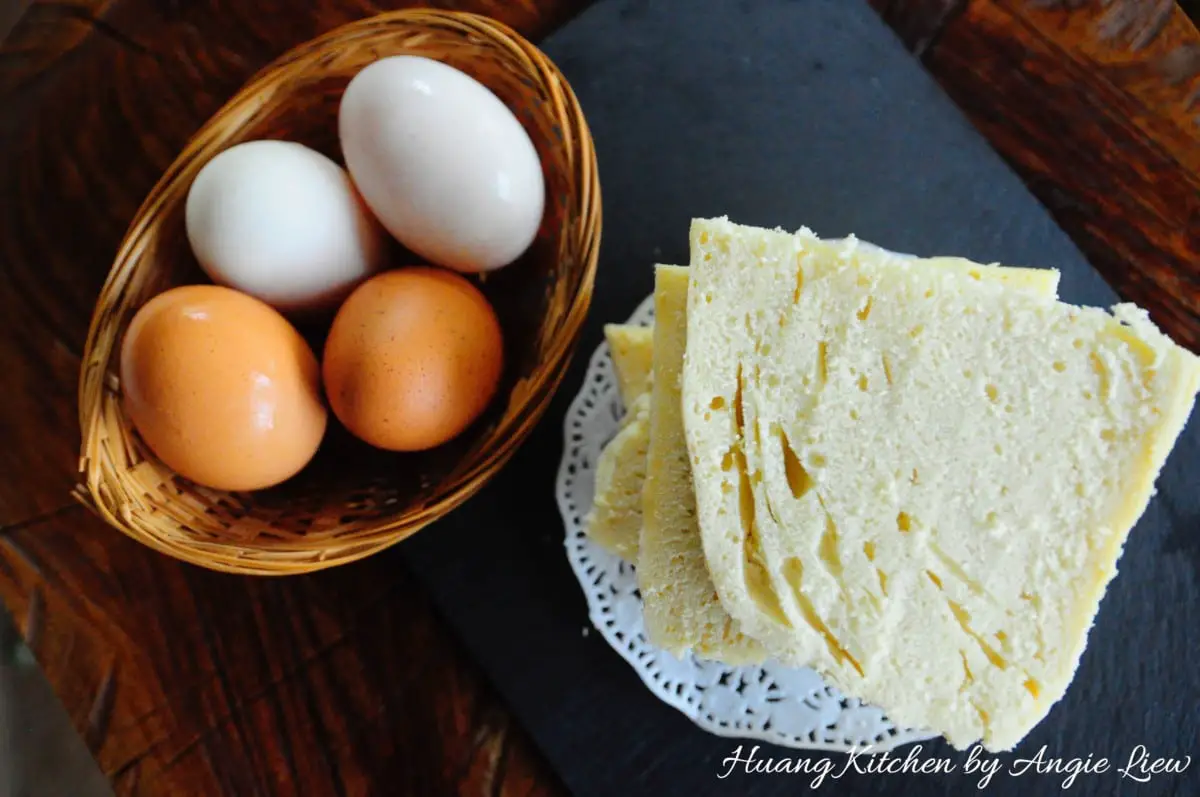 Steamed Egg Sponge Cake (Ji Dan Gao 鸡蛋糕) - Huang Kitchen