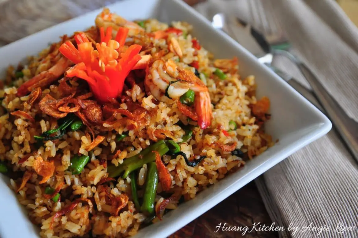 Village Style Fried Rice Recipe (Nasi Goreng Kampung) 马来家乡炒饭 | Huang ...
