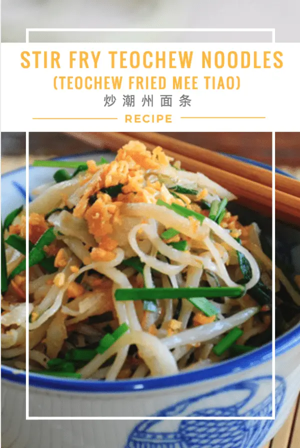 Stir Fry Teochew Noodles Recipe (Teochew Mee Tiao) 炒潮州面条 | Huang Kitchen