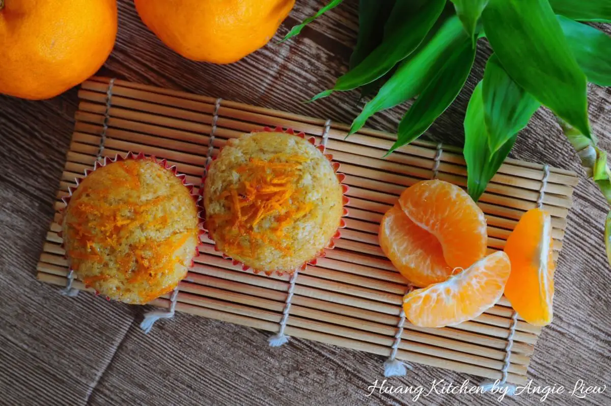 Mandarin Orange Muffins Recipe 柑橘玛芬糕 | Huang Kitchen
