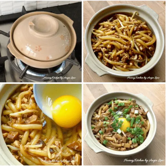 Claypot Loh Shu Fun Recipe (Claypot Silver Needle Noodles) 瓦煲老鼠粉 ...