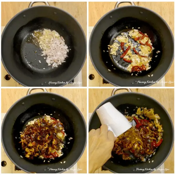 Salted Fish Pork Belly Pasta Recipe 咸鱼花腩煲意大利面 | Huang Kitchen