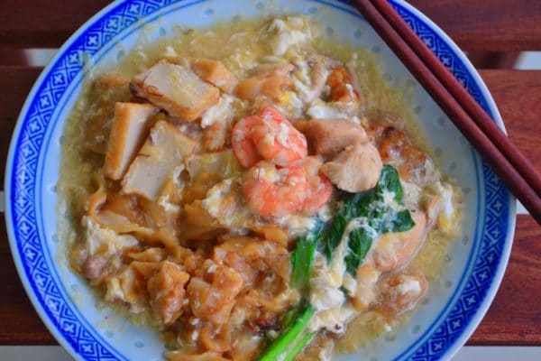 Wat Tan Hor (Flat Rice Noodles in Egg Gravy) 滑蛋河 | Huang Kitchen