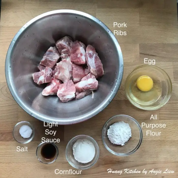 Pork Ribs in Plum Sauce Recipe 酸梅酱排骨食谱 | - Huang Kitchen