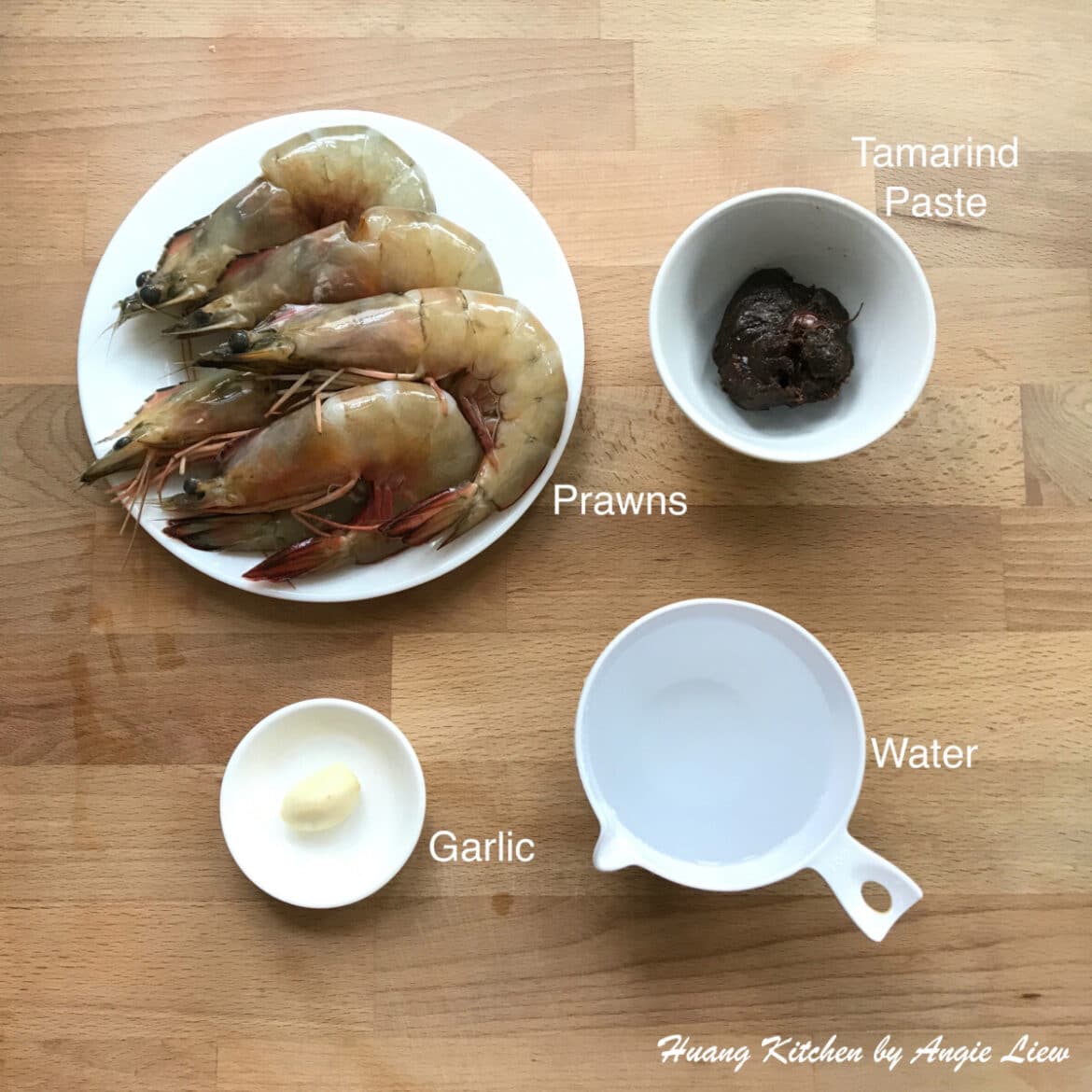 Tamarind Prawns Recipe (Assam Prawns) 亚参虾食谱 | Huang Kitchen