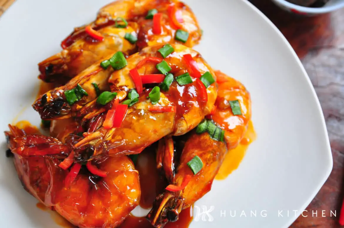 Tamarind Prawns Recipe (Assam Prawns) 亚参虾食谱 | Huang Kitchen