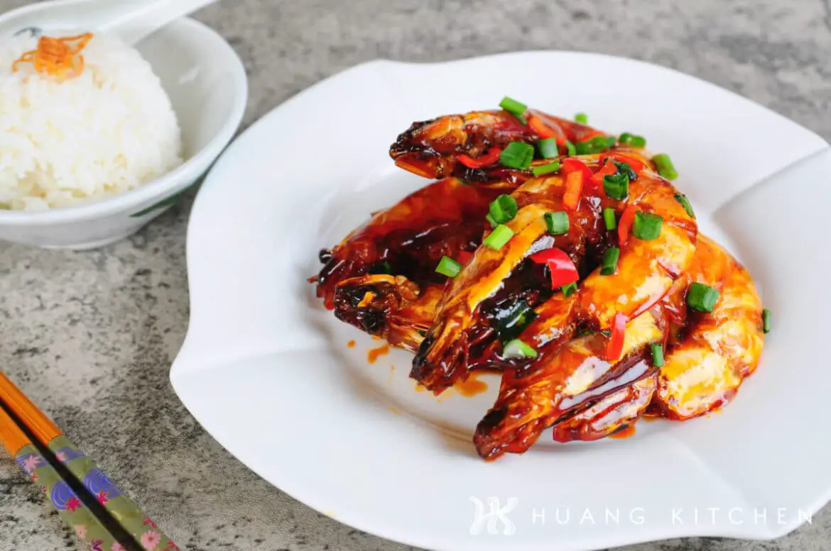 Tamarind Prawns Recipe (Assam Prawns) 亚参虾食谱 | Huang Kitchen