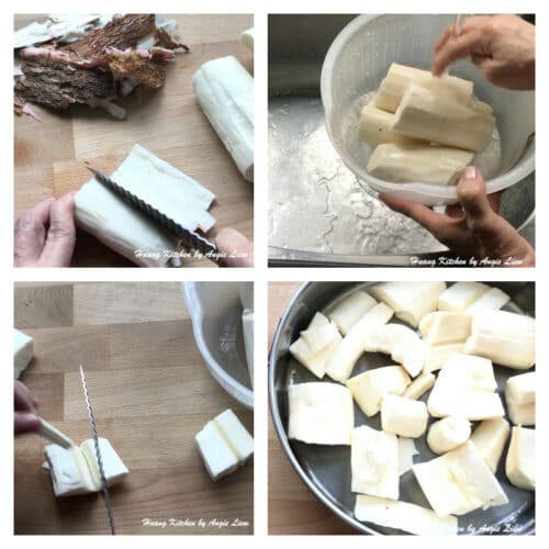 White Tapioca Tarts With Coconut Topping 椰丝白木薯塔 - Huang Kitchen