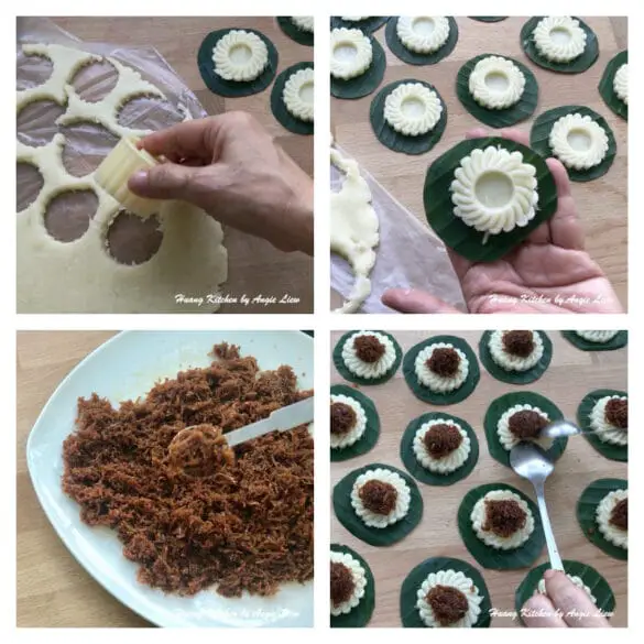 White Tapioca Tarts With Coconut Topping 椰丝白木薯塔 - Huang Kitchen