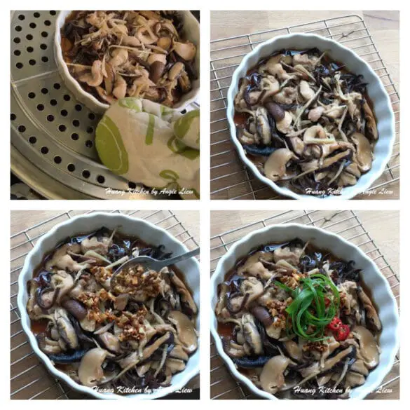 Chinese Steamed Chicken with Dried Shiitake Mushroom Recipe 香菇蒸鸡 ...