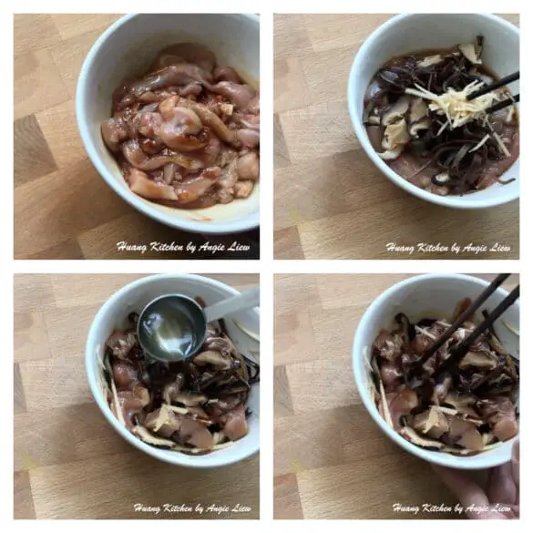 Chinese Steamed Chicken with Dried Shiitake Mushroom Recipe 香菇蒸鸡 ...