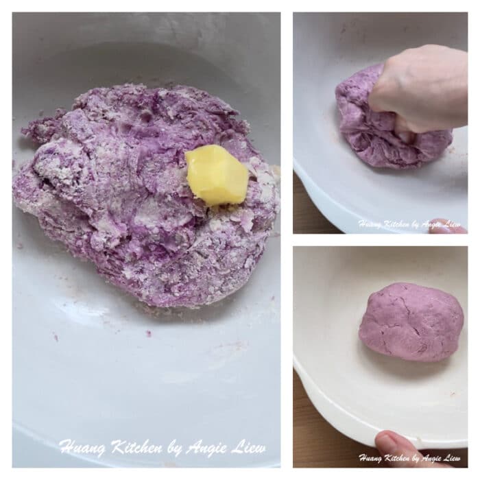 Purple Sweet Potato Steamed Flower Bun Recipe 紫薯开花馒头包 | Huang Kitchen