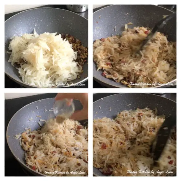 Steamed Radish Cake Recipe (Turnip Cake) 萝卜糕 | Huang Kitchen