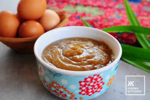 Homemade Caramel Kaya Recipe (Coconut Egg Jam) | Huang Kitchen