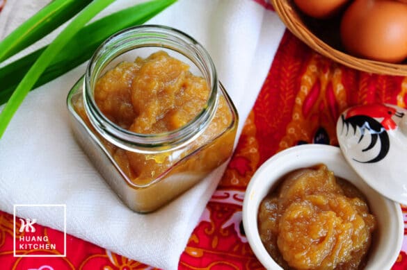 Homemade Caramel Kaya Recipe (Coconut Egg Jam) | Huang Kitchen