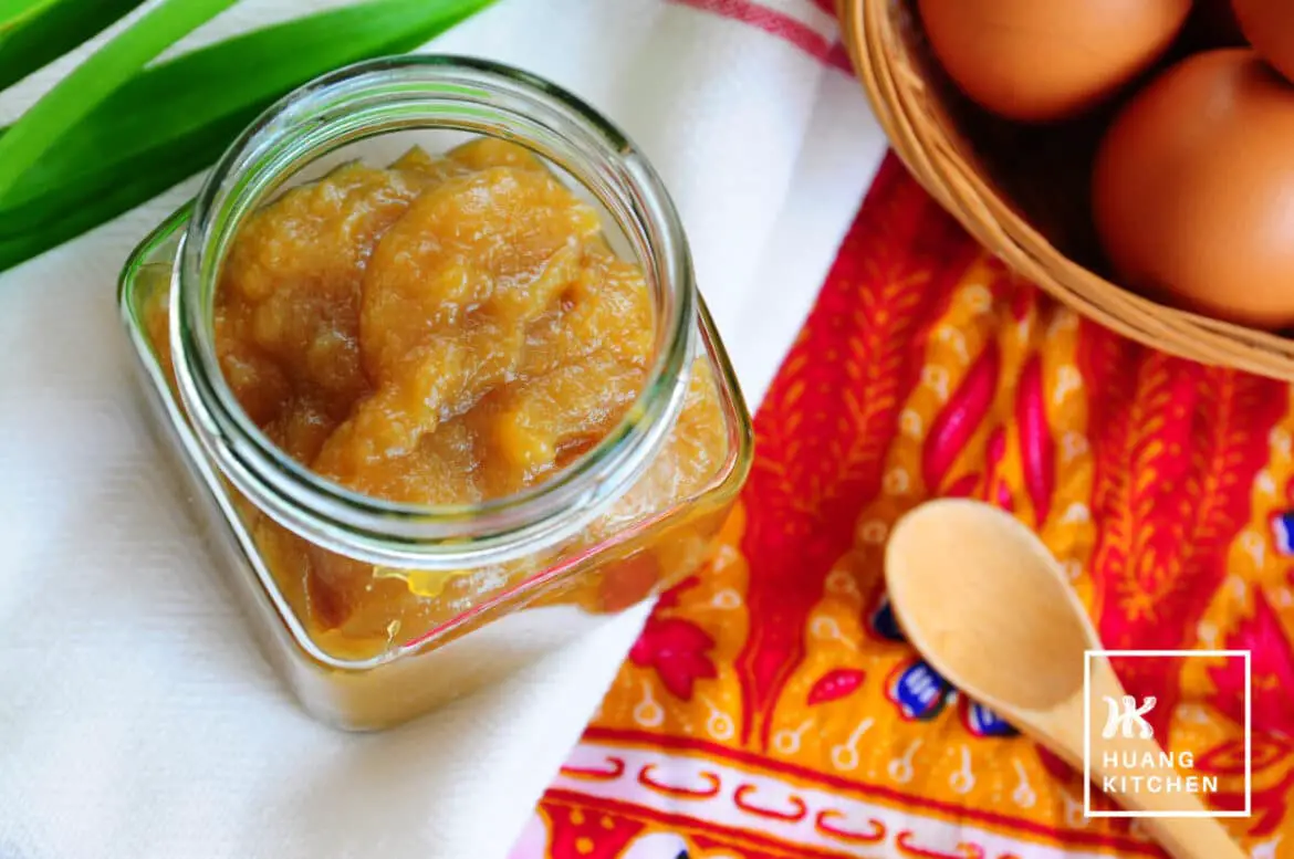 Homemade Caramel Kaya Recipe (Coconut Egg Jam) | Huang Kitchen
