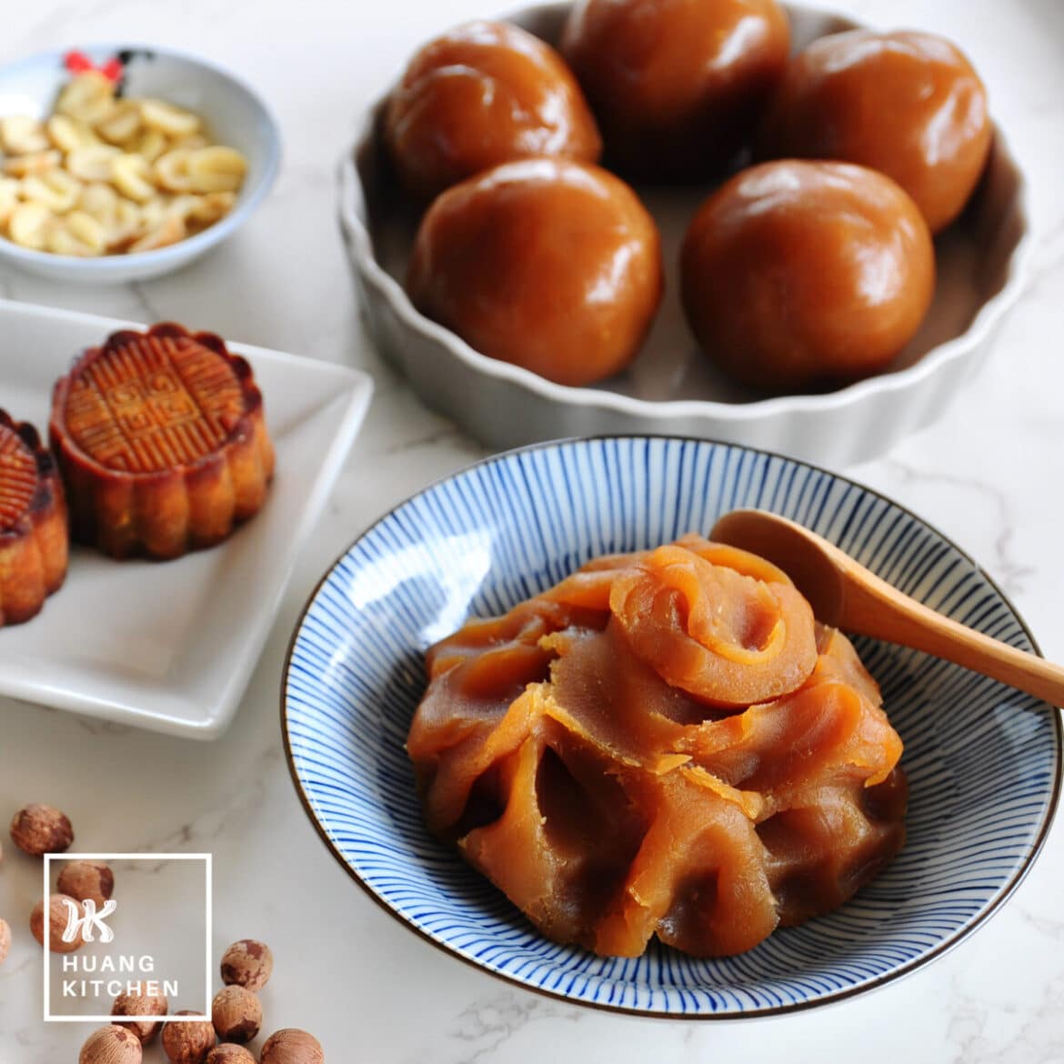 Homemade Lotus Seed Paste Recipe (Lian Rong) 自制莲蓉 | Huang Kitchen