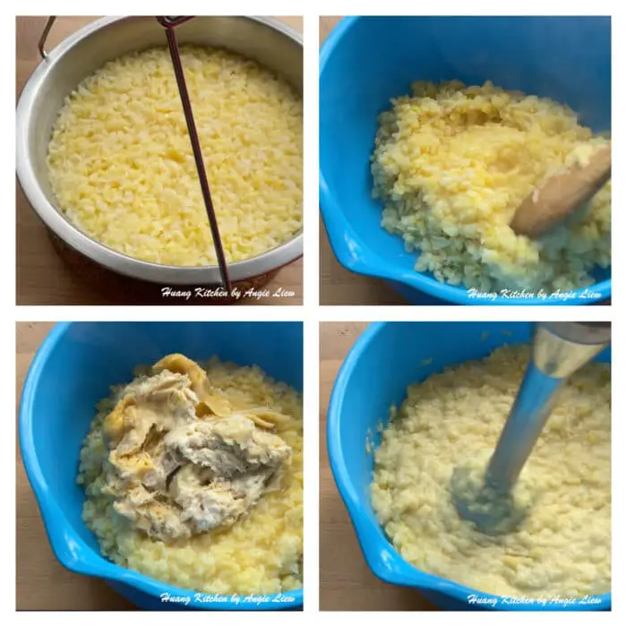 Homemade Durian Mung Bean Paste Recipe 榴莲绿豆蓉 | Huang Kitchen