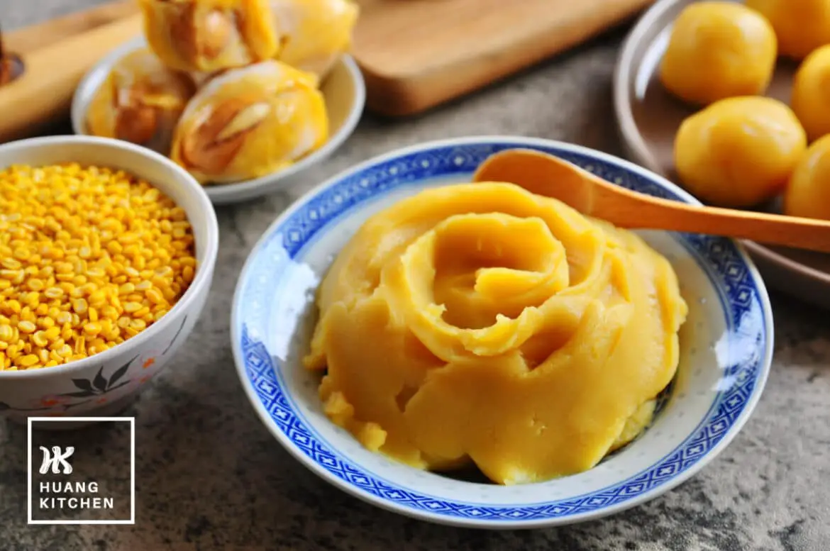 Homemade Durian Mung Bean Paste Recipe 榴莲绿豆蓉 | Huang Kitchen