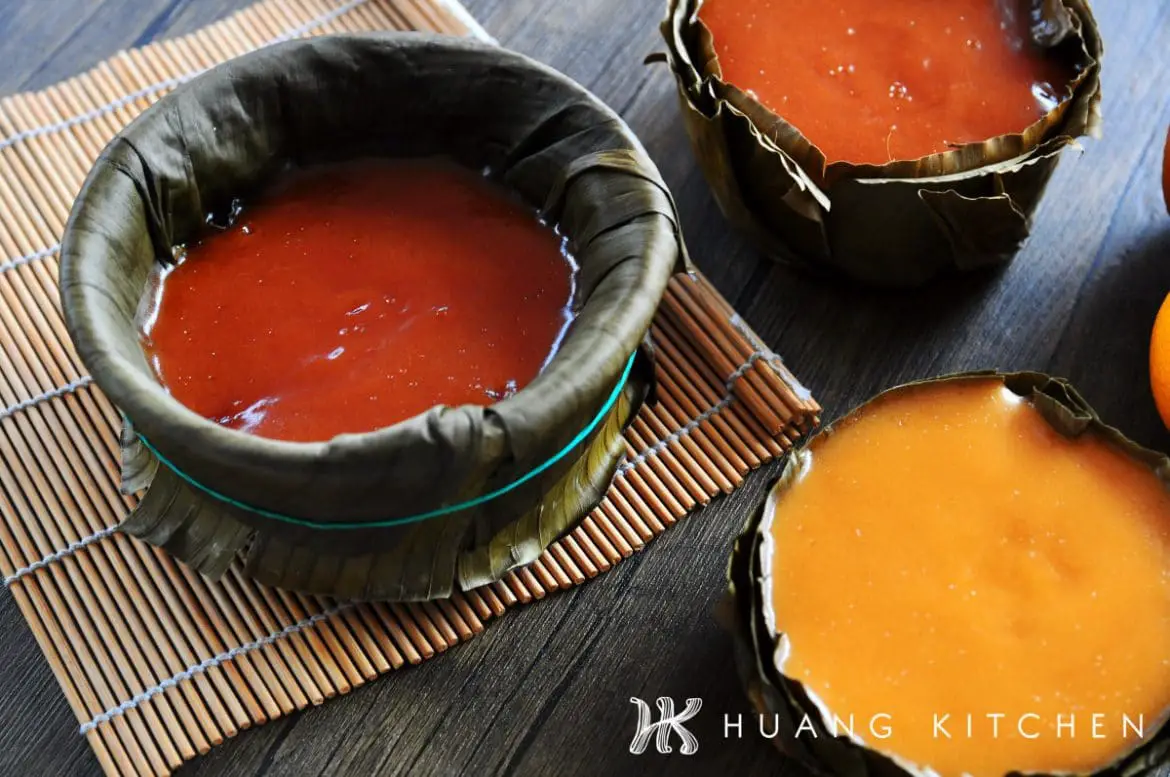 Caramel Nian Gao Recipe (Kuih Bakul) 焦糖年糕食谱 | Huang Kitchen
