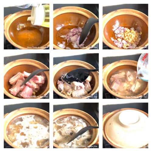 Braised Pork Ribs with Yam Recipe 芋头焖排骨食谱 | Huang Kitchen