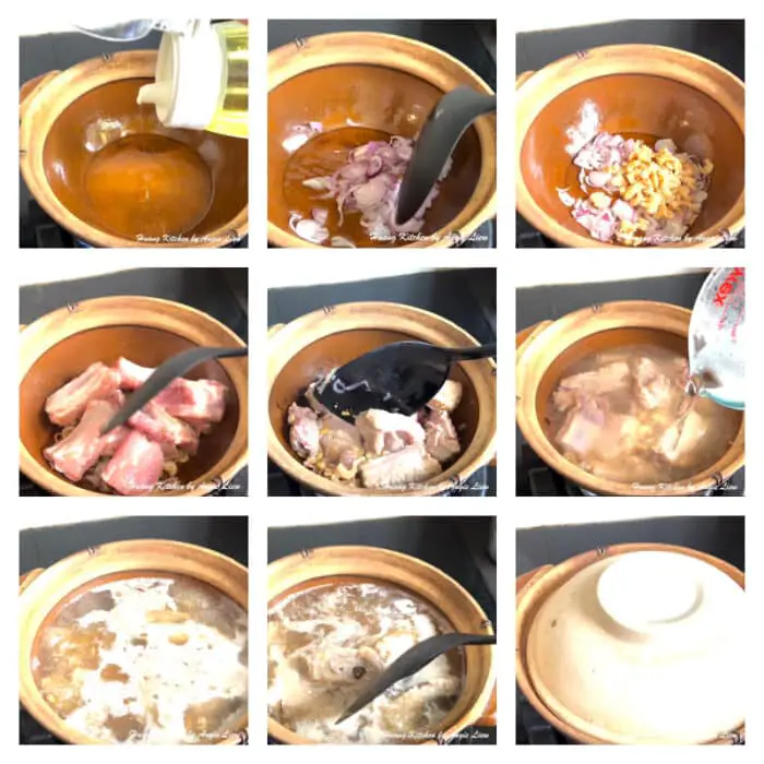 Braised Pork Ribs with Yam Recipe 芋头焖排骨食谱 | Huang Kitchen