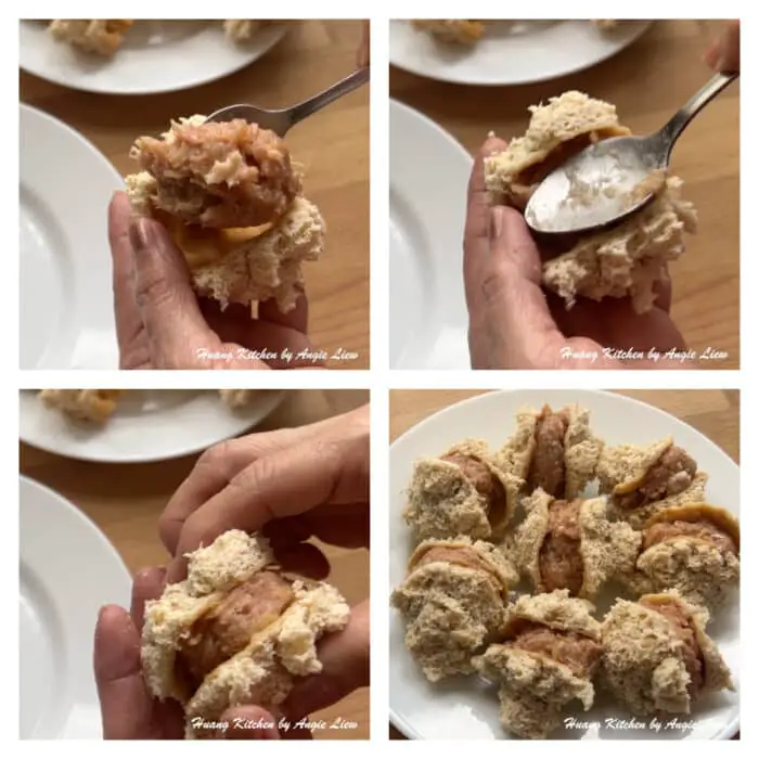 Crispy Stuffed Tofu Puffs Recipe 香脆炸酿豆腐卜 | Huang Kitchen