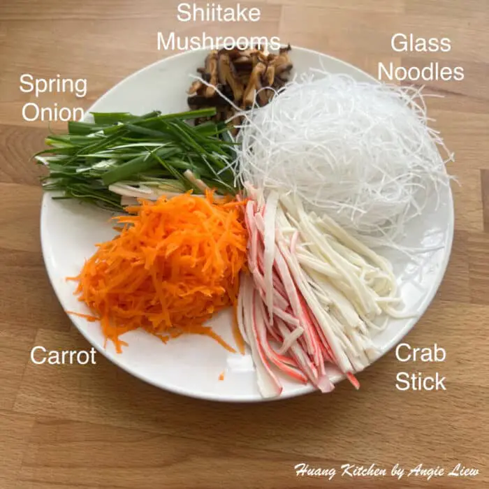 Osmanthus Eggs With Glass Noodles Recipe (Kwai Fa Chi / Gui Hua Dan ...