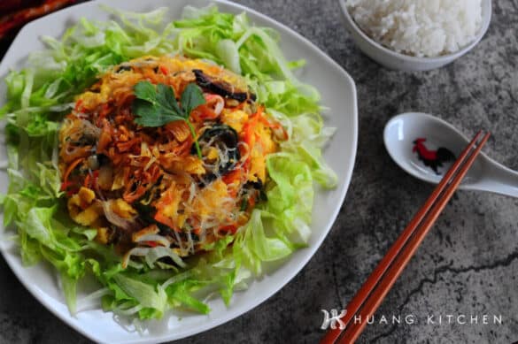 Osmanthus Eggs With Glass Noodles Recipe (Kwai Fa Chi / Gui Hua Dan ...