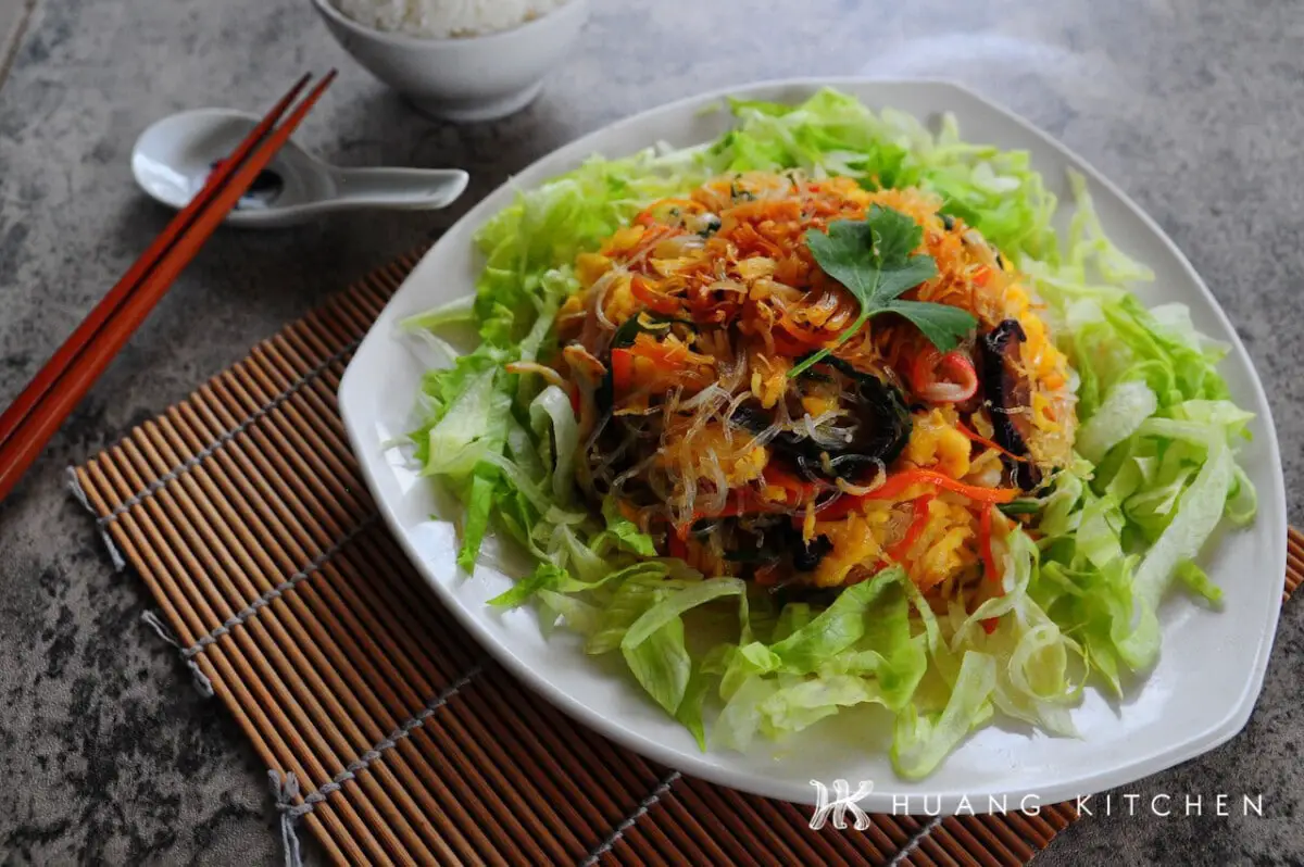 Osmanthus Eggs With Glass Noodles Recipe (Kwai Fa Chi / Gui Hua Dan ...