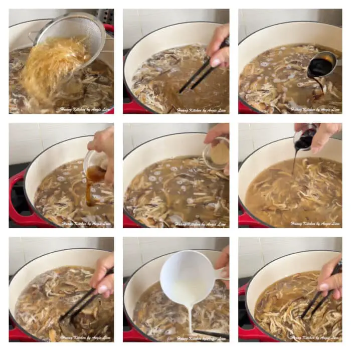 Imitation Shark Fin Soup Recipe 碗仔翅 / 鱼翅汤 | Huang Kitchen