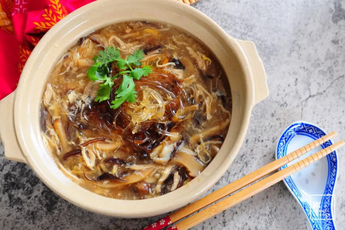 Imitation Shark Fin Soup Recipe 碗仔翅 / 鱼翅汤 | Huang Kitchen