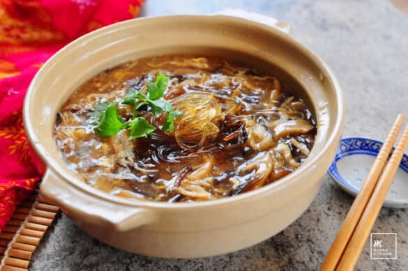 Imitation Shark Fin Soup Recipe 碗仔翅 / 鱼翅汤 | Huang Kitchen