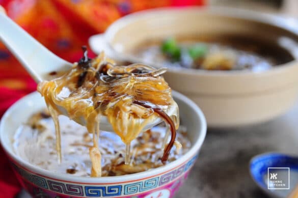 Imitation Shark Fin Soup Recipe 碗仔翅 / 鱼翅汤 | Huang Kitchen