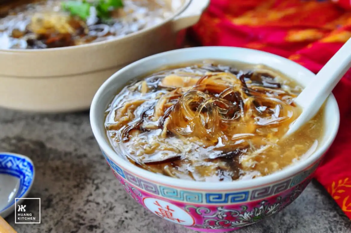 Imitation Shark Fin Soup Recipe 碗仔翅 / 鱼翅汤 | Huang Kitchen