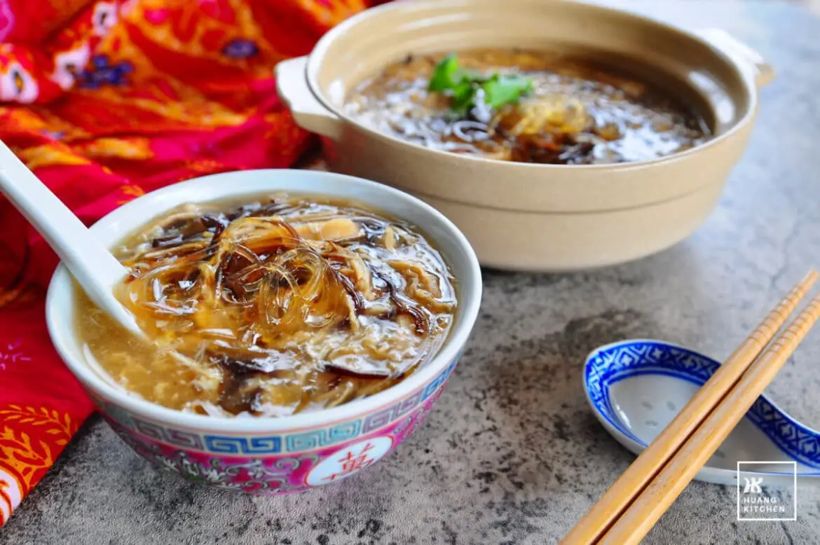 Imitation Shark Fin Soup Recipe 碗仔翅 / 鱼翅汤 | Huang Kitchen