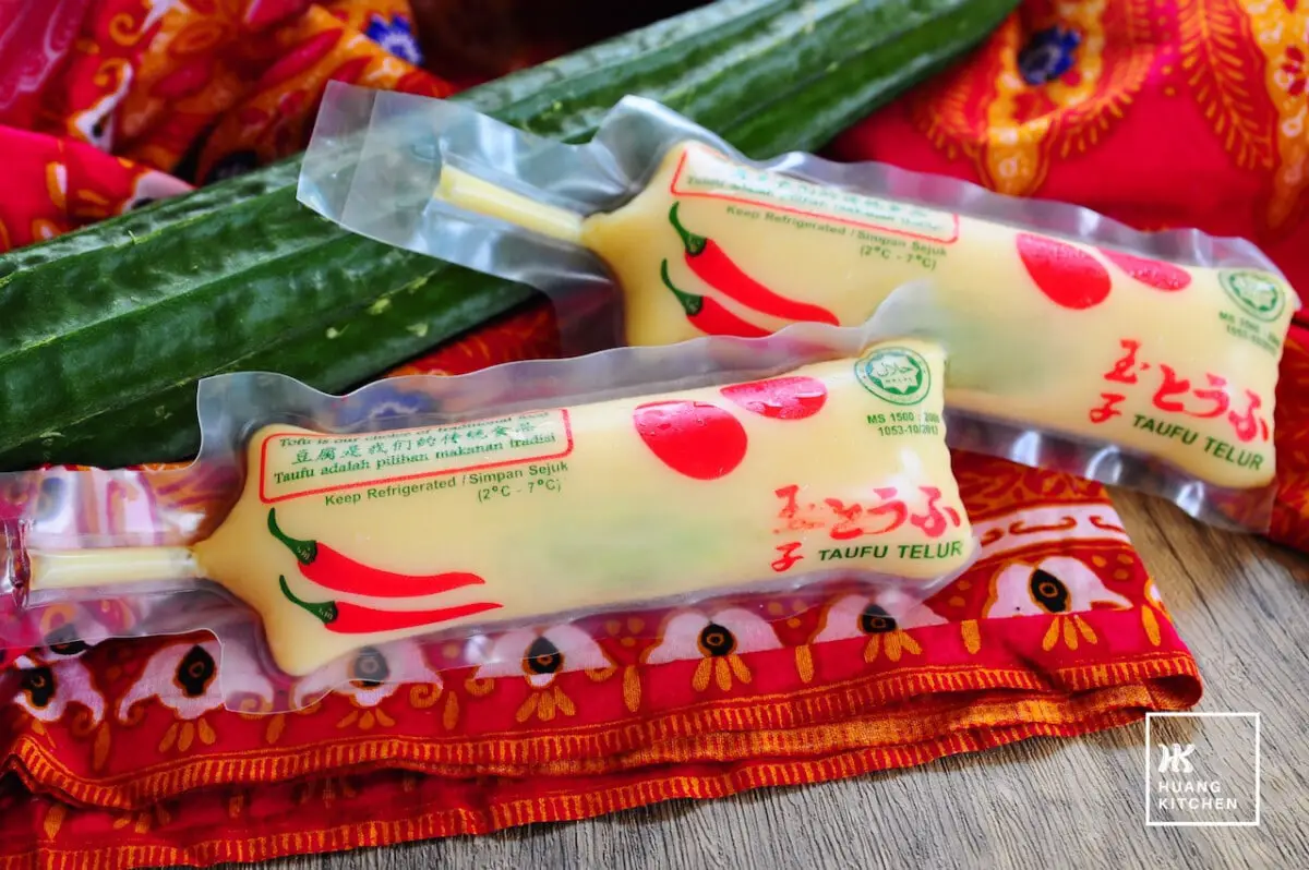 Braised Luffa With Egg Beancurd 焖胜瓜豆腐 - Huang Kitchen