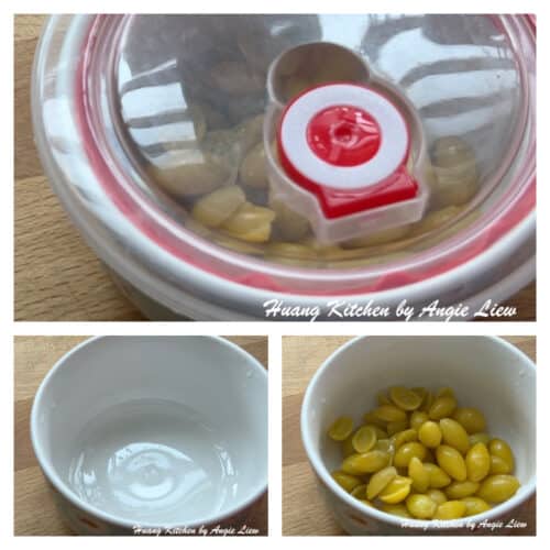 How To Prepare Gingko Nuts - Easy Method 银杏白果去皮去芯 | Huang Kitchen