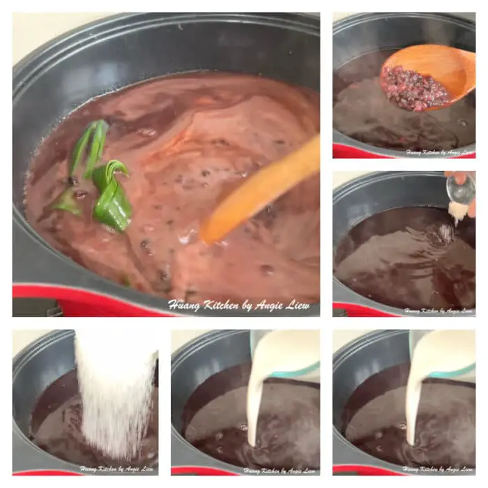 Red Bean Black Glutinous Rice Dessert Recipe 红豆黑糯米糖水 | Huang Kitchen