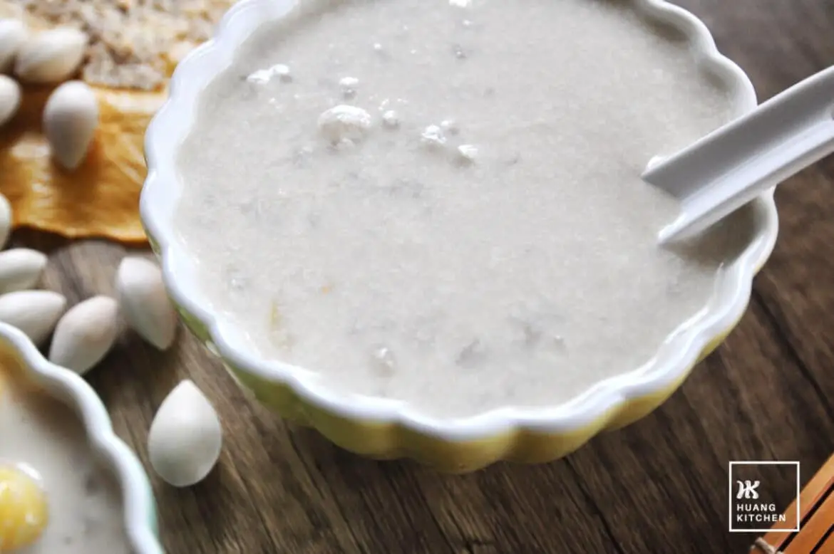 Gingko Barley Beancurd Sweet Soup 薏米腐竹 | Huang Kitchen