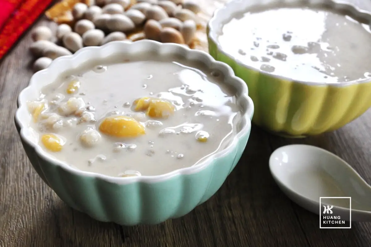 Gingko Barley Beancurd Sweet Soup 薏米腐竹 | Huang Kitchen