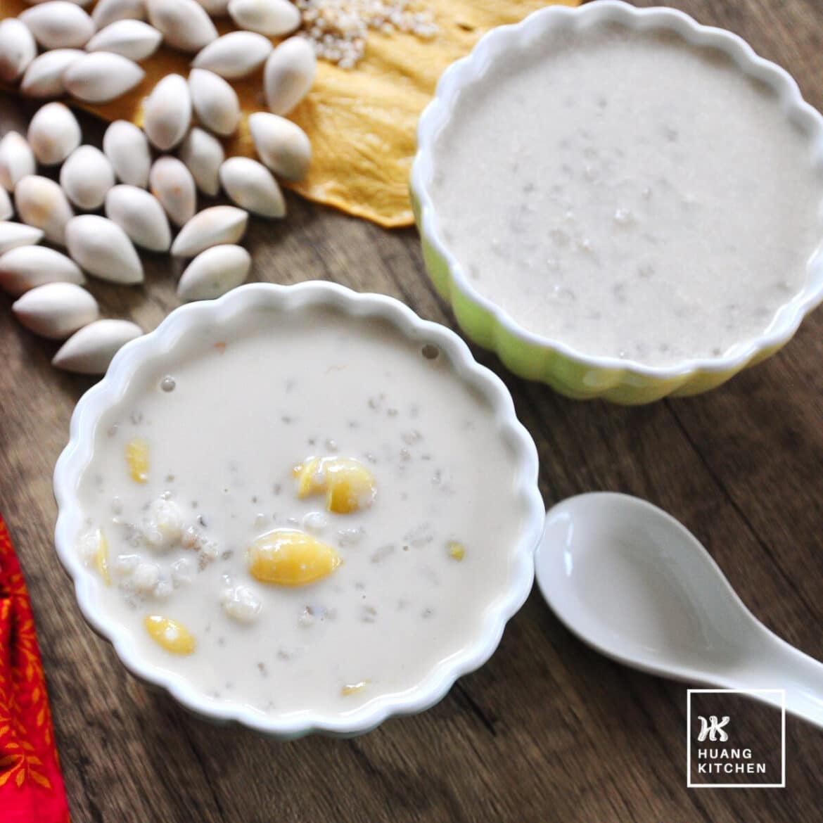 Gingko Barley Beancurd Sweet Soup 薏米腐竹 | Huang Kitchen