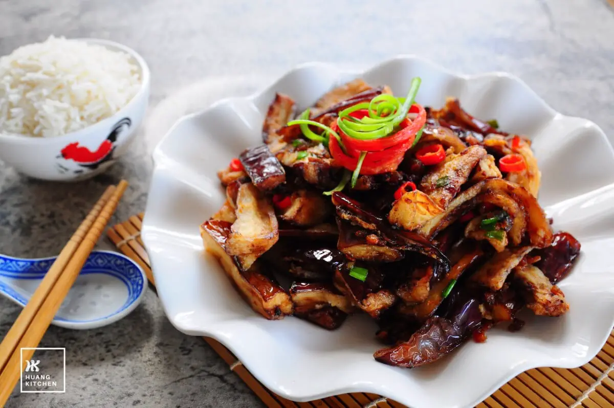 Deep Fried Crispy Eggplant Recipe 油炸茄子食谱 | Huang Kitchen